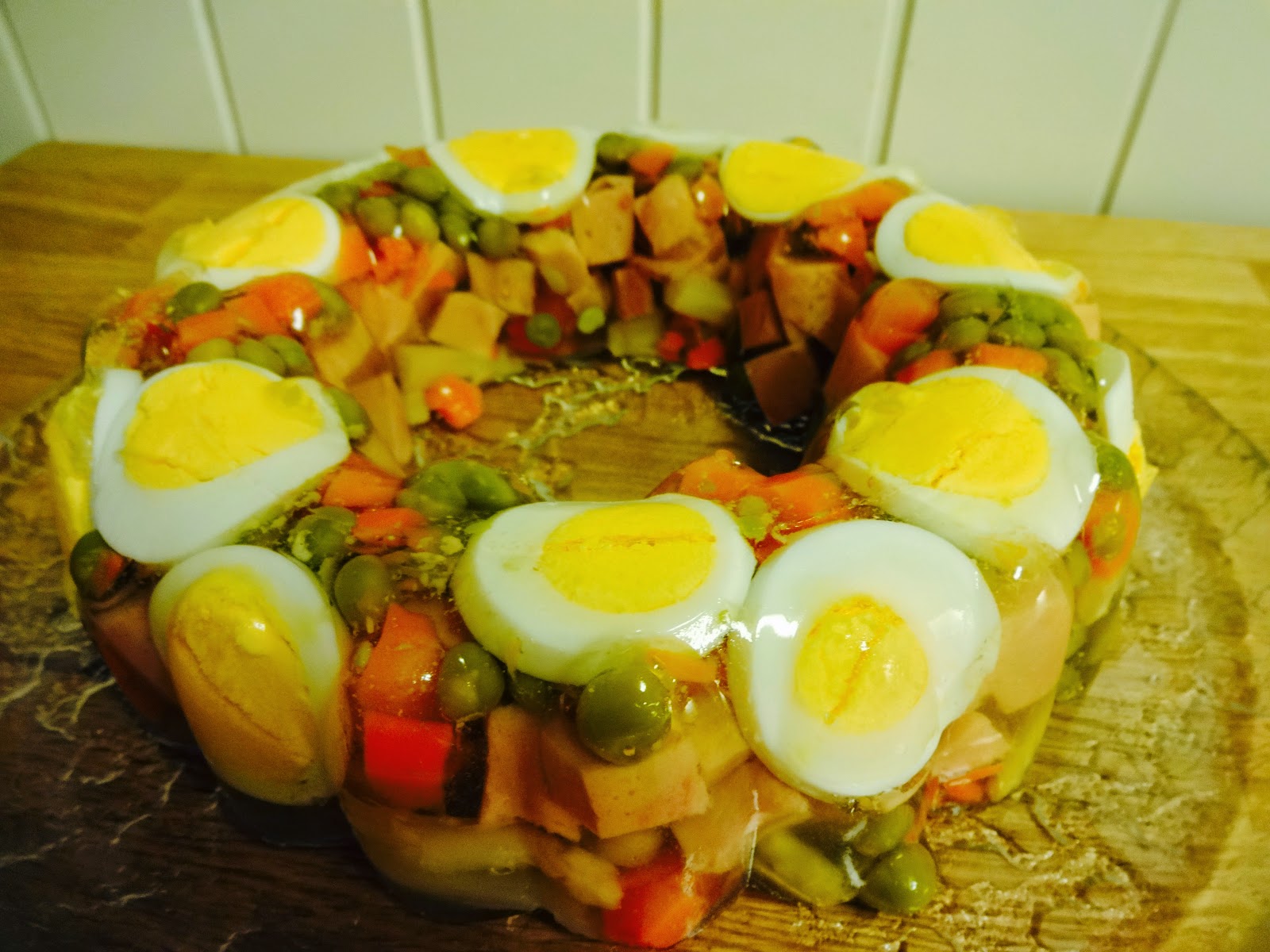 Edels Mat : Kabaret med kyllingskinke a'la Gausdal c",)